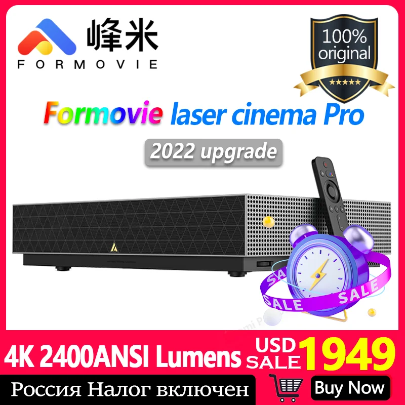 Formovie Fengmi 4k Cinema Pro Projetor A Laser Tv 2400ansi Lumens 150 ...