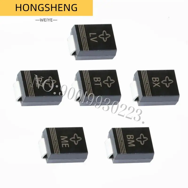 50pcs-lot-SMD-TVS-Diodes-SMBJ12CA-SMBJ13CA-SMBJ14CA-SMBJ15CA-SMBJ16CA ...