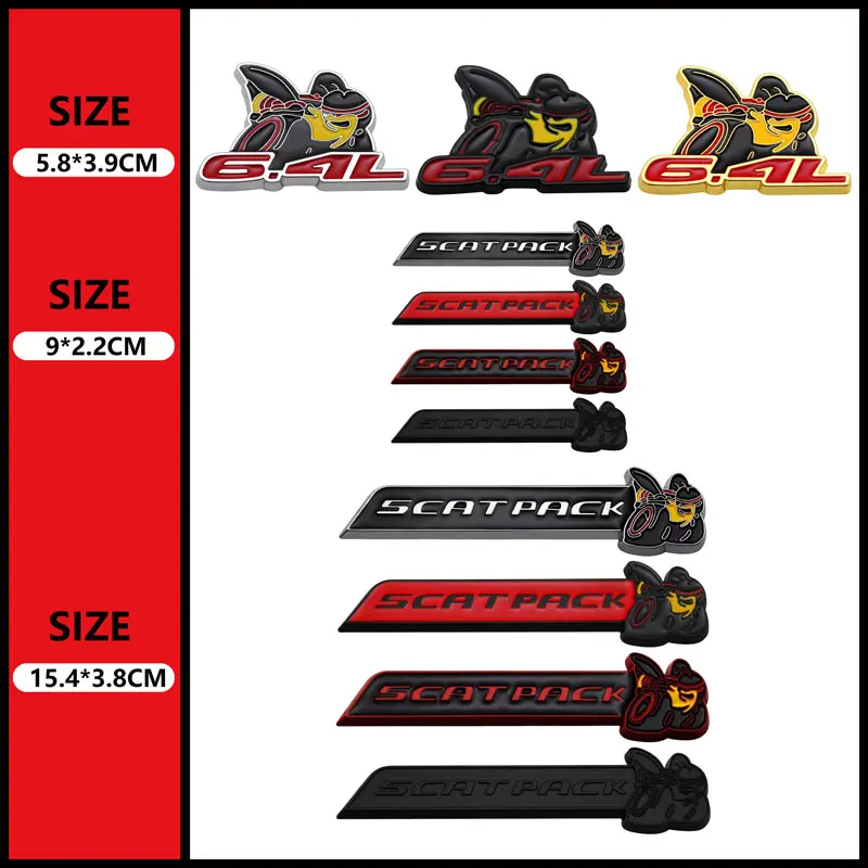 Bumblebee Super Bee Styling Badge 6.4l Scat Pack Scatpack Metal Car ...