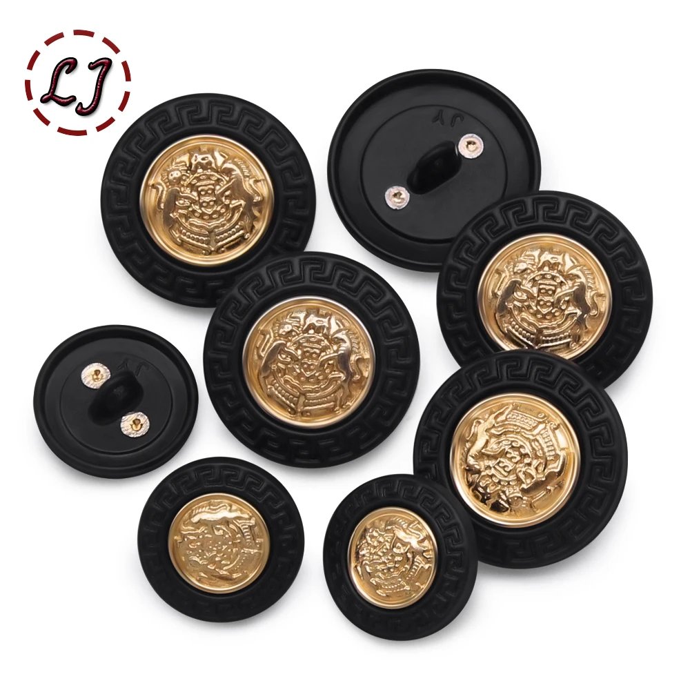 Bot-n-de-costura-de-uniforme-cl-sico-botones-decorativos-dorados-y ...