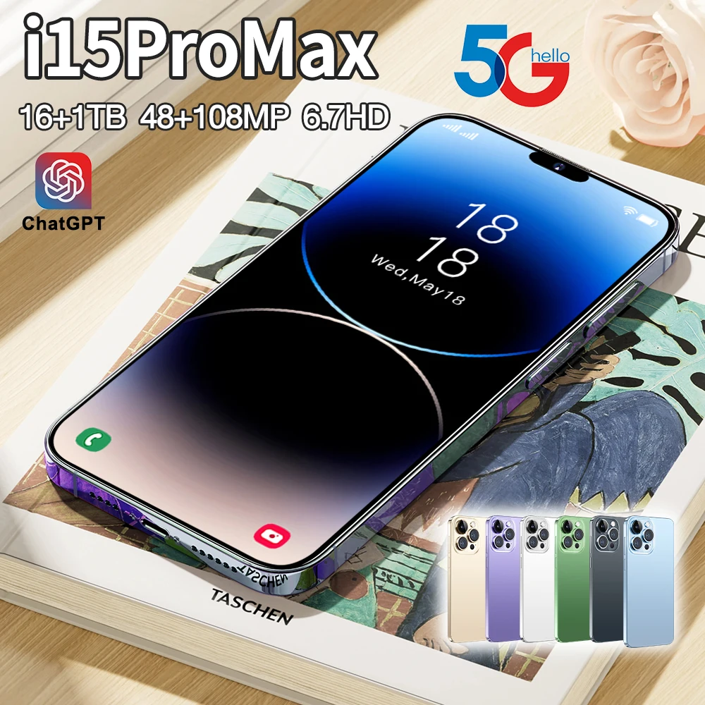 Tel-fono-Inteligente-i15-Pro-Max-16G-1T-Pantalla-Completa-6-7-4G-5G ...