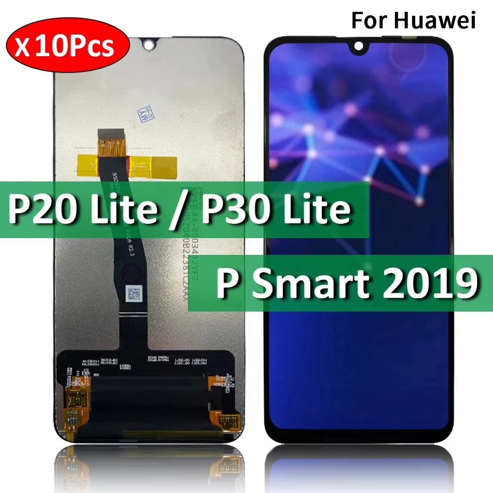 10Pcs/Lot, LCD For Huawei P20 P30 Lite P Smart 2019 LCD Display Screen ...
