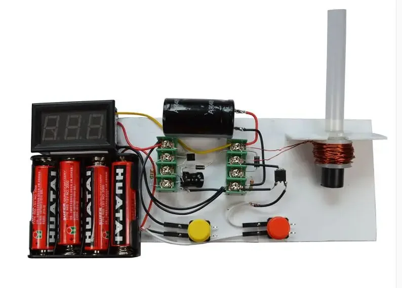 new-Electromagnetic-Gun-Diy-kits-For-Electronic-electromagnetic ...