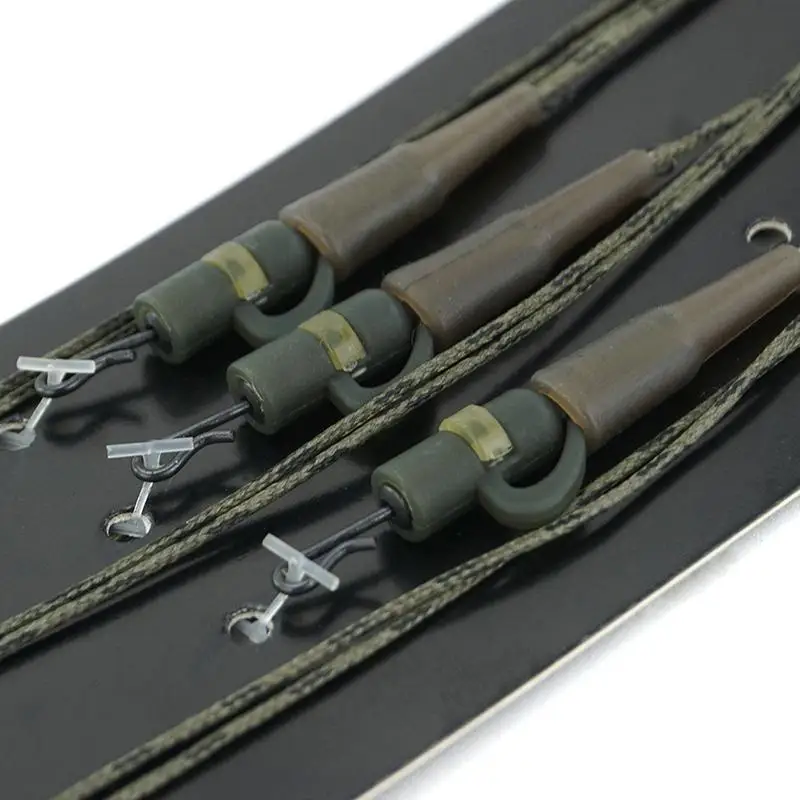 3Pcs/set Rubber Carp Fishing Lead Core With Helicopter Rigs Braided ...