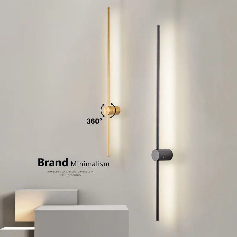 Nordic-LED-Wall-Lamps-Fixtures-360-Rotation-LED-Wall-Lights-for-Sofa ...