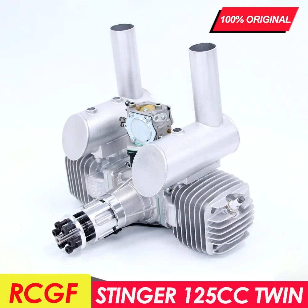 RCGF-STINGER-125CC-PRO-Version-Twin-Gasoline-Petrol-Engine-Original-2 ...