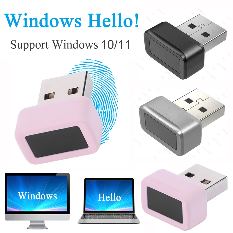USB-Fingerprint-Key-Reader-FIDO-U2F-Biometric-Speedy-Matching-Anti ...