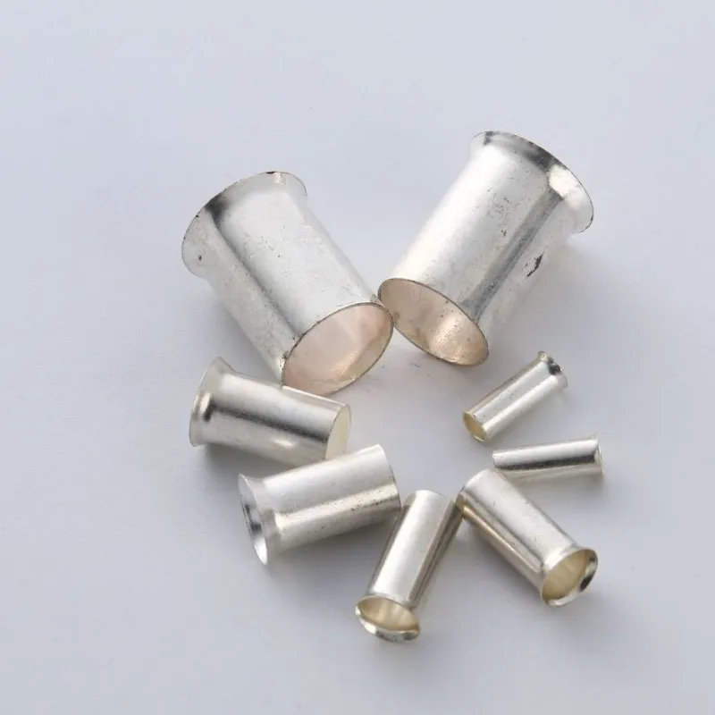 EN25-16 Bare Copper Wire Ferrules For 25mm2, 4 AWG Wire Copper Crimp ...