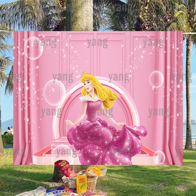 Pink Disney Princess Background