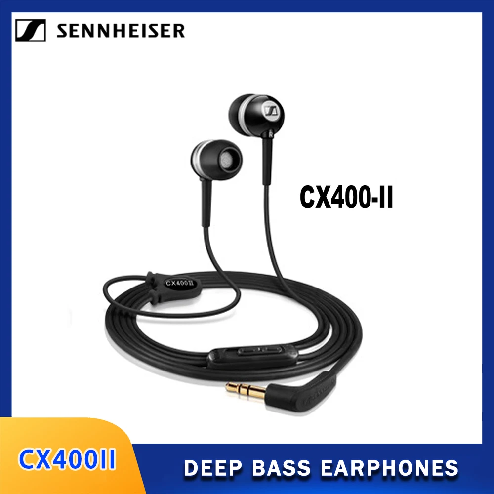 Sennheiser-CX400II-3-5mm-Wired-Stereo-Earphones-Bass-Headset-Sport ...