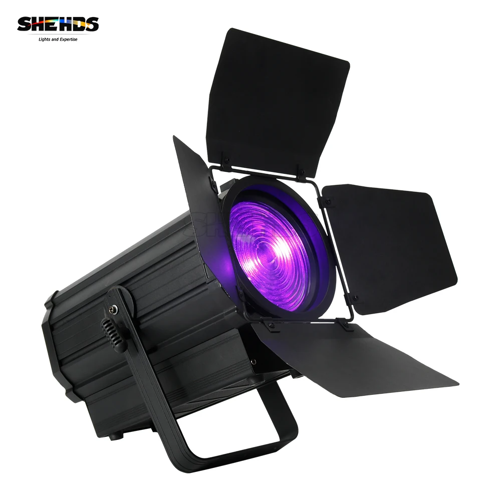 SHEHD-LED-250W-RGBW-WCW-Focus-Spot-LEKO-Par-Lights-with-Barndoors-DJ ...