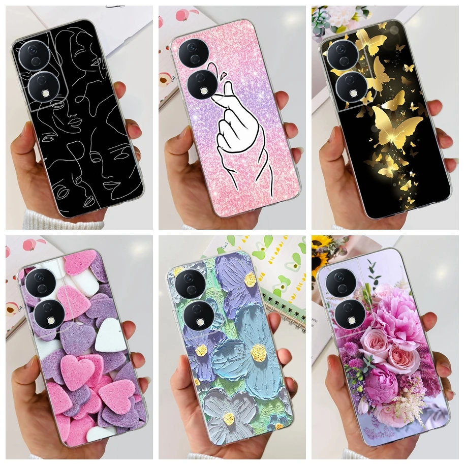 For-Honor-X7b-Case-CLK-LX1-CLK-LX2-CLK-LX3-Funda-Fashion-Flower-Soft ...