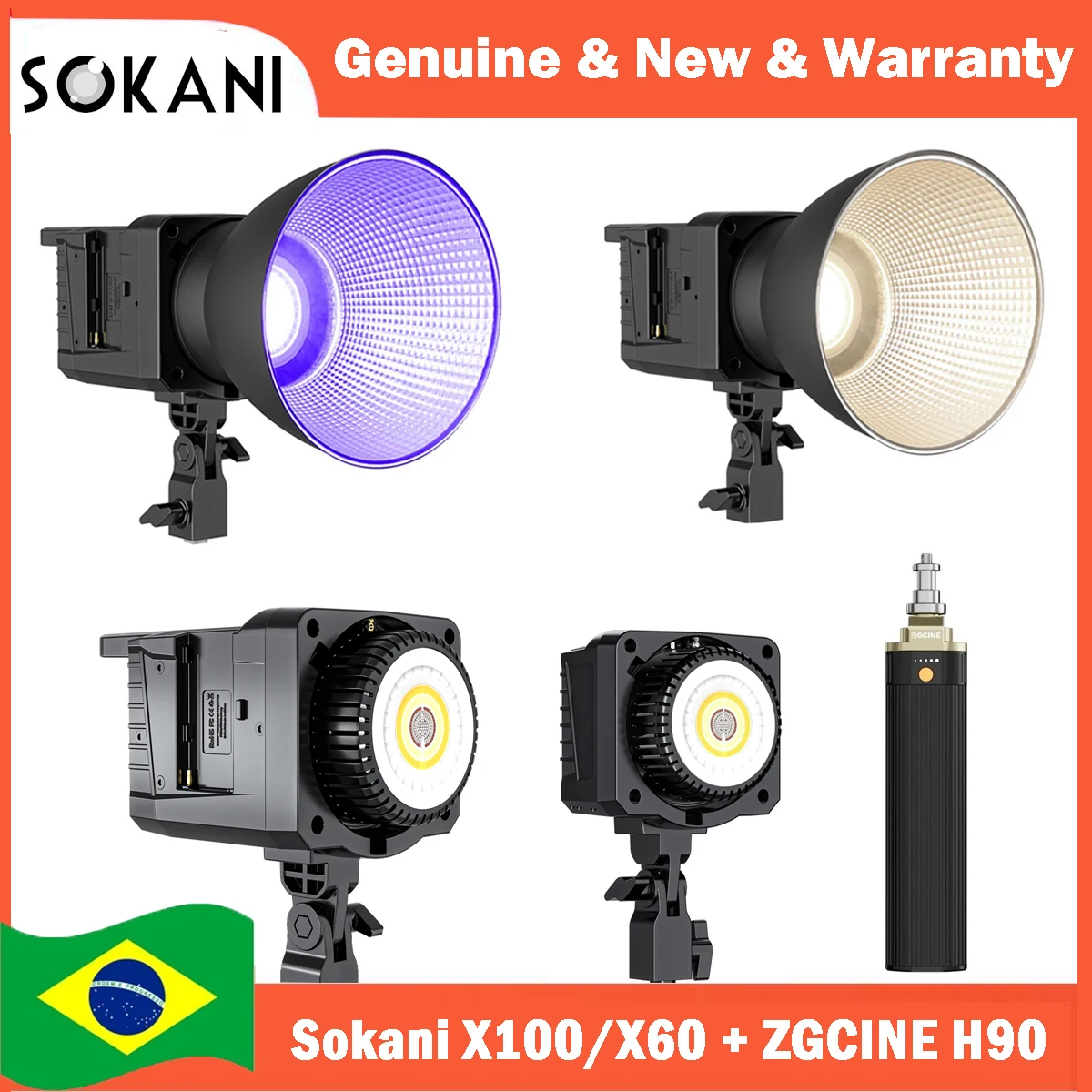 DO-BRASIL-Sokani-X100-X60-Bi-Color-RGB-LED-Video-Light-with-ZGCINE-H90 ...