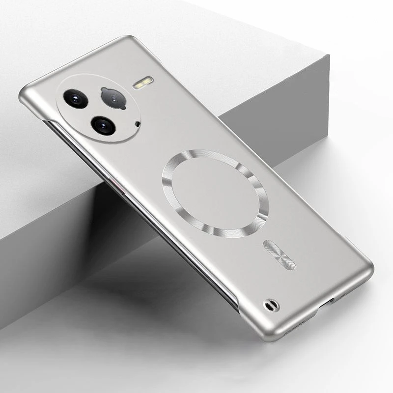 Luxury Ultra Thin Metallic Frameless Magnetic Phone Case For Poco F7 ...