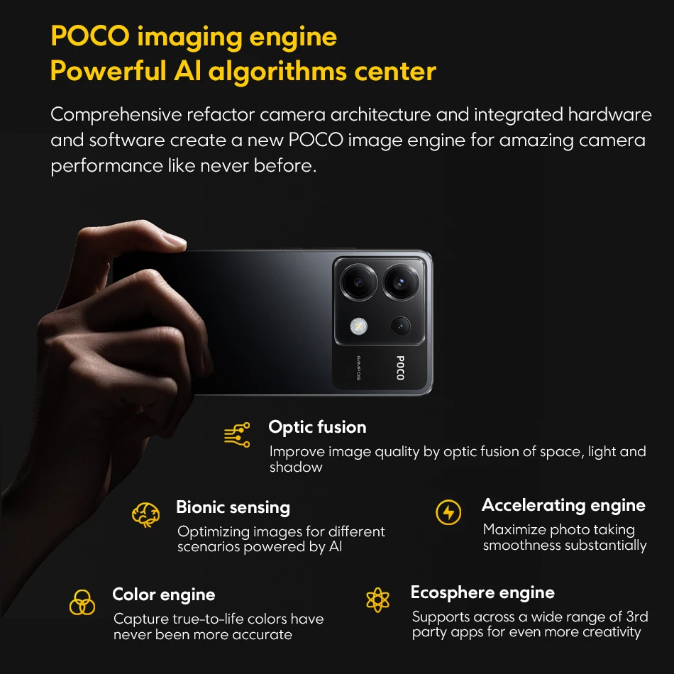 POCO X6 5G Global Version Smartphone NFC Snapdragon 7s Gen 2 120Hz Flow ...
