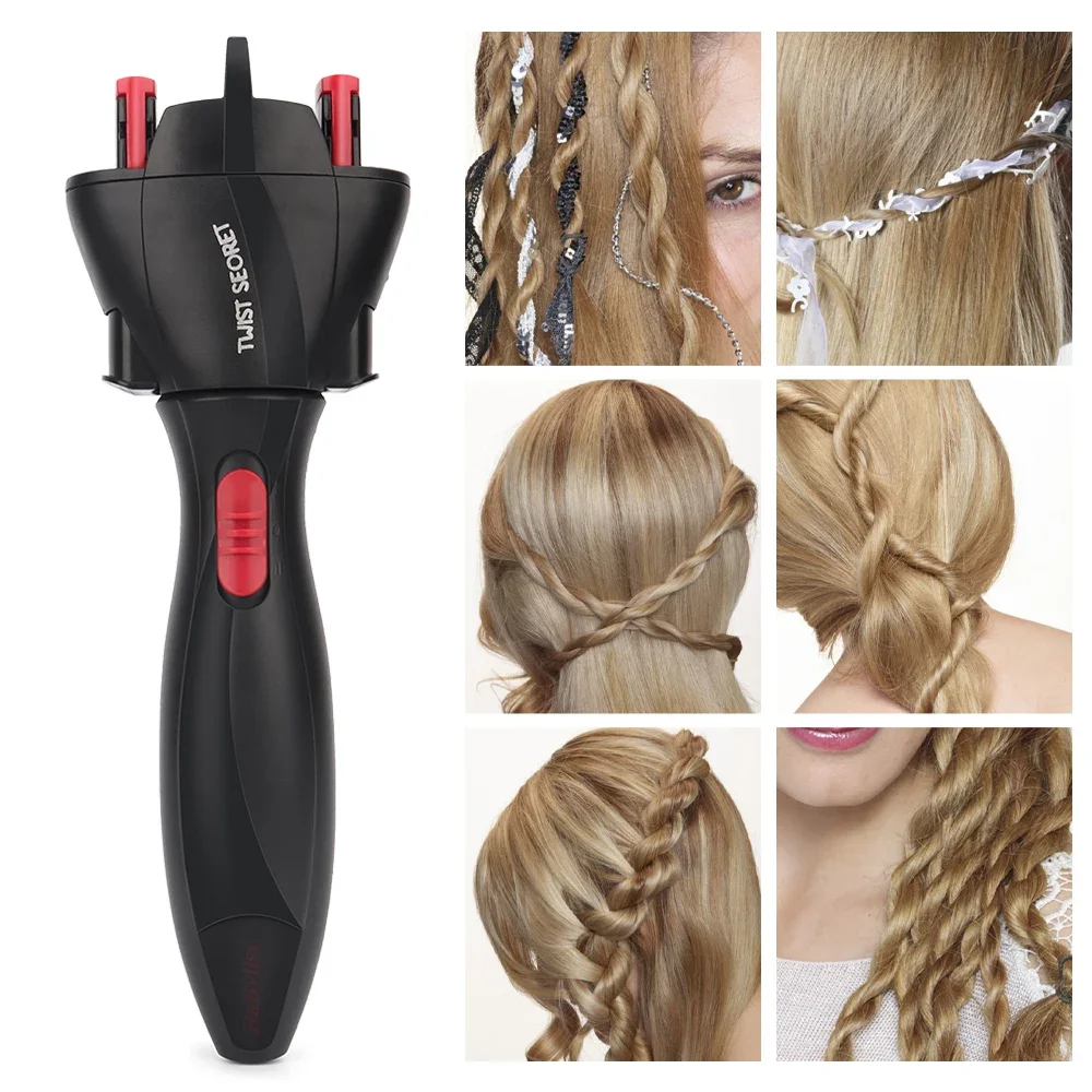 Electric-Hair-Braider-Plait-Automatic-Twist-Braider-Styling-Braiding ...
