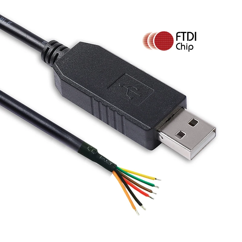 FTDI-FT232RL-USB-to-Uart-TTL-3-3V-5V-Level-Converter-Adapter-Wire-End ...