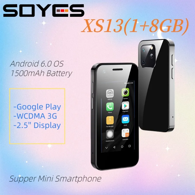 Supper-Mini-3G-Smartphone-SOYES-XS13-Quad-Core-Android-6-0-Dual-Sim ...