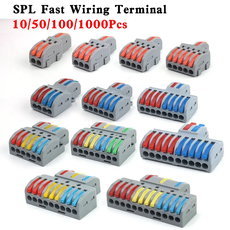 1-In-Multiple-Out-Push-in-Electrical-Wire-Connector-Terminal-Block ...