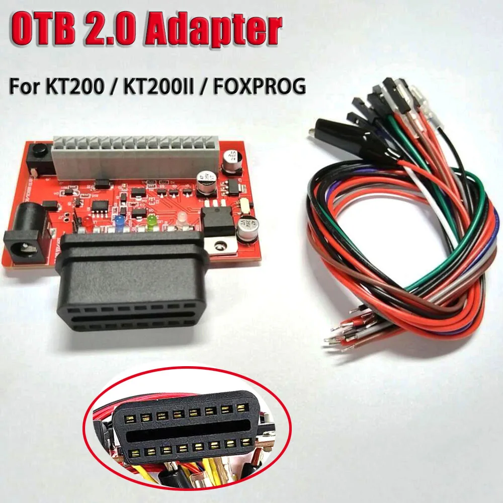 OTB 2.0 Adapter ECU Programmer Tool for KT200 KT200II Foxprog Tag FOX ...