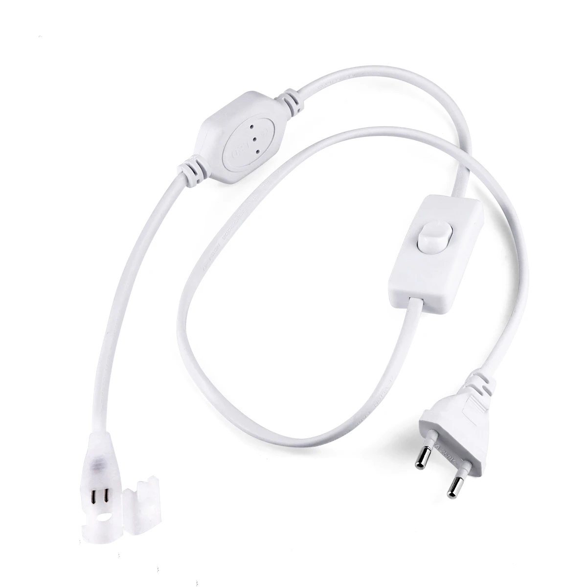 EU-Plug-US-Power-Plug-LED-Light-Switch-Cable-Wire-Clips-Buckle ...