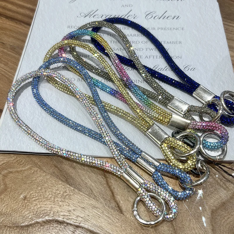 Luxury-rhinestone-embedded-diamond-mobile-phone-chain-mobile-phone ...