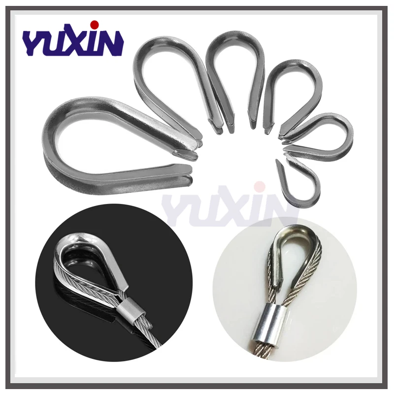 Full-Size-304-Stainless-Steel-Wire-Rope-Protective-Sleeve-Cable ...