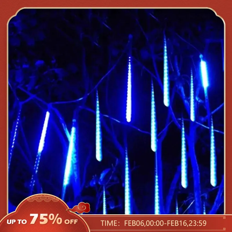 Christmas-Festoon-Lights-Meteor-Shower-LED-Strip-Light-Outdoor ...