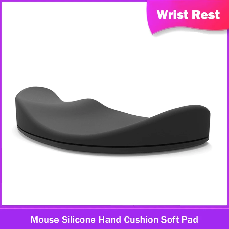 Mouse Wrist Rest Silicone Hand Cushion Soft Pad Palm Hand Wrist Support Moves With Wrist ...