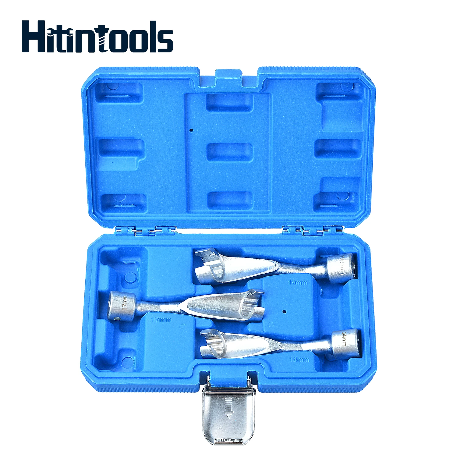 3pc 1/2"Dr Fuel Injector Line Injection Socket Set 14 17 19mm For BMW ...