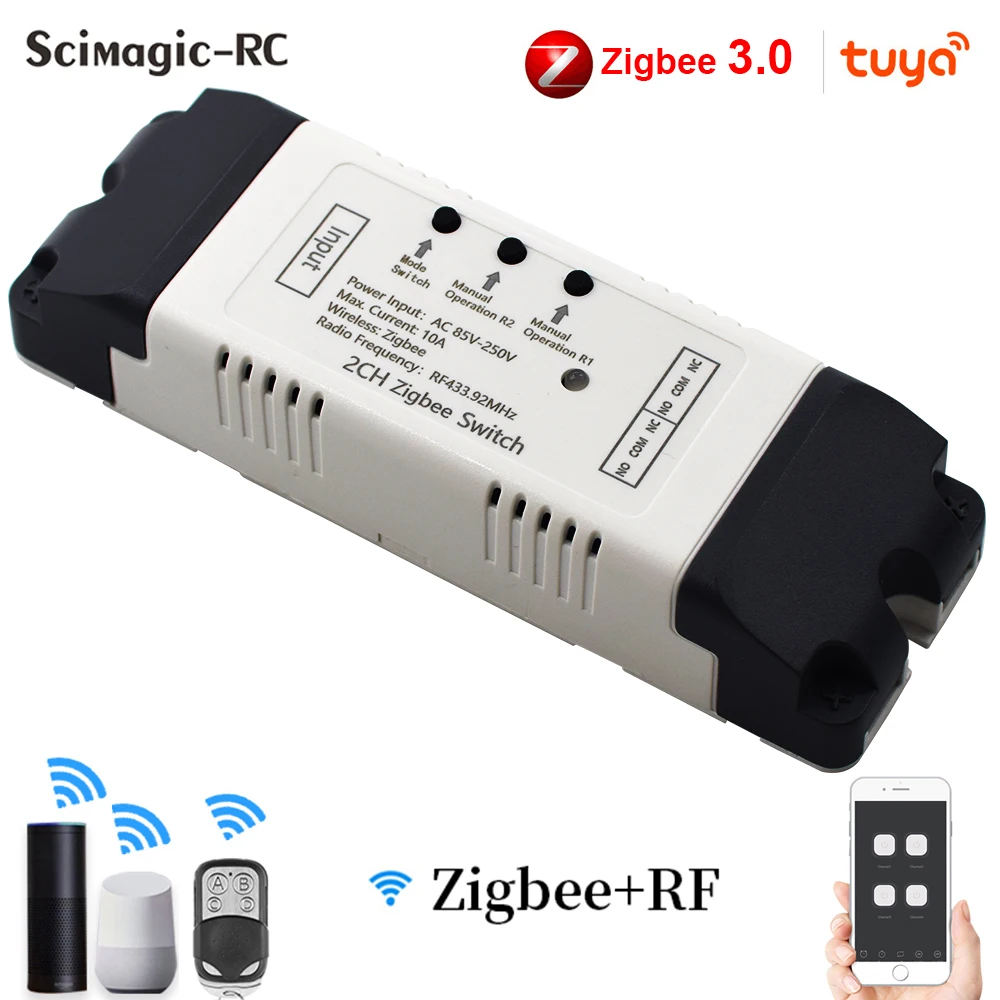 2CH-1CH-Zigbee-Smart-Relay-Module-Switch-12V-24V-85-250V-220V-110V ...