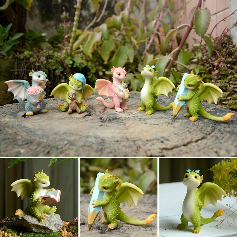 Mini-Cute-Dragon-Ornament-Resin-Miniature-Statue-Garden-Succulents ...