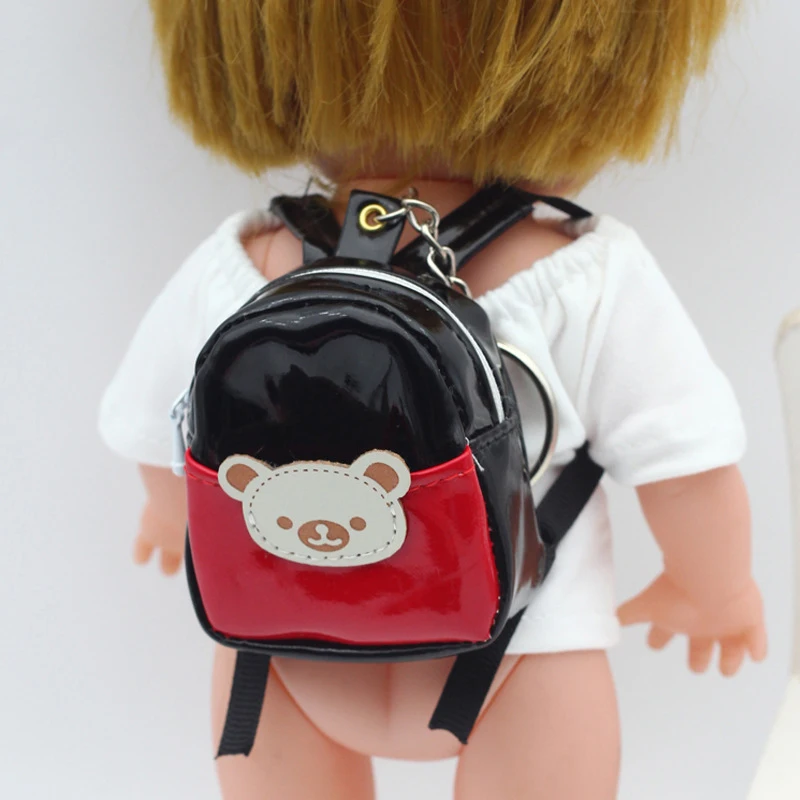 Dollhouse-Miniature-Doll-Backpack-Schoolbag-Ornament-Mini-Backpack ...