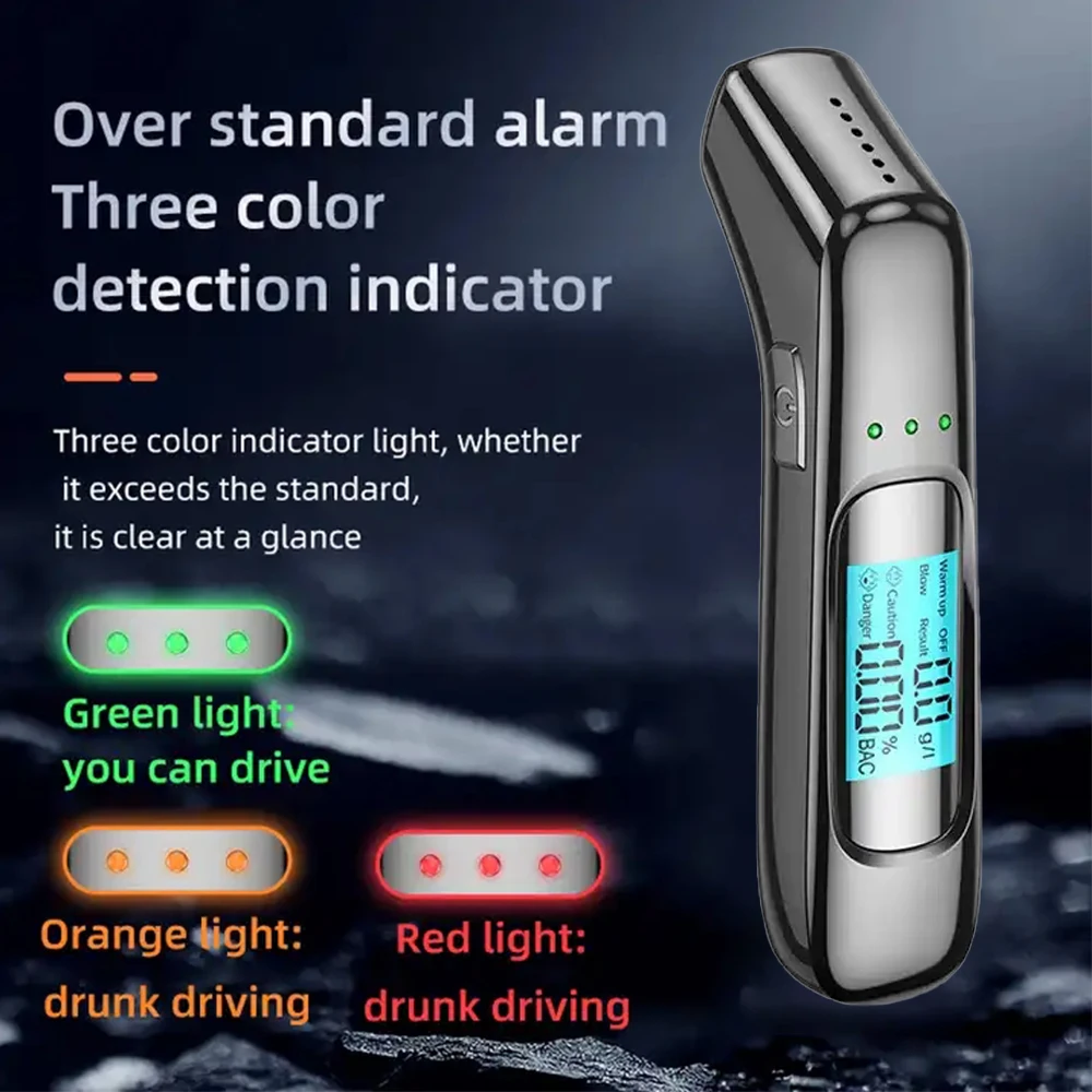 Alcohol-Tester-Monitor-Professional-Alcohol-Detector-Breathalyzer-No ...