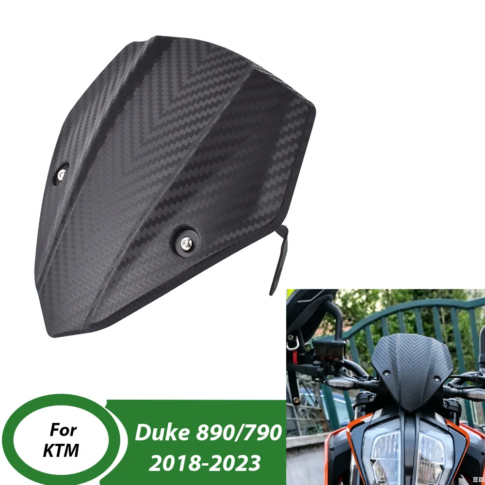 Duke 790 890 Windshield Windscreen Airflow Wind Deflector Protect For ...