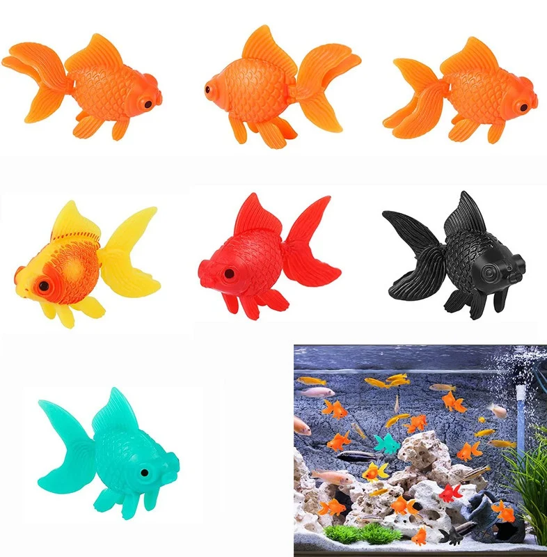 7-Pieces-Artificial-Fish-Fish-Bowl-Tank-Aquarium-Decor-Moving-Floating ...