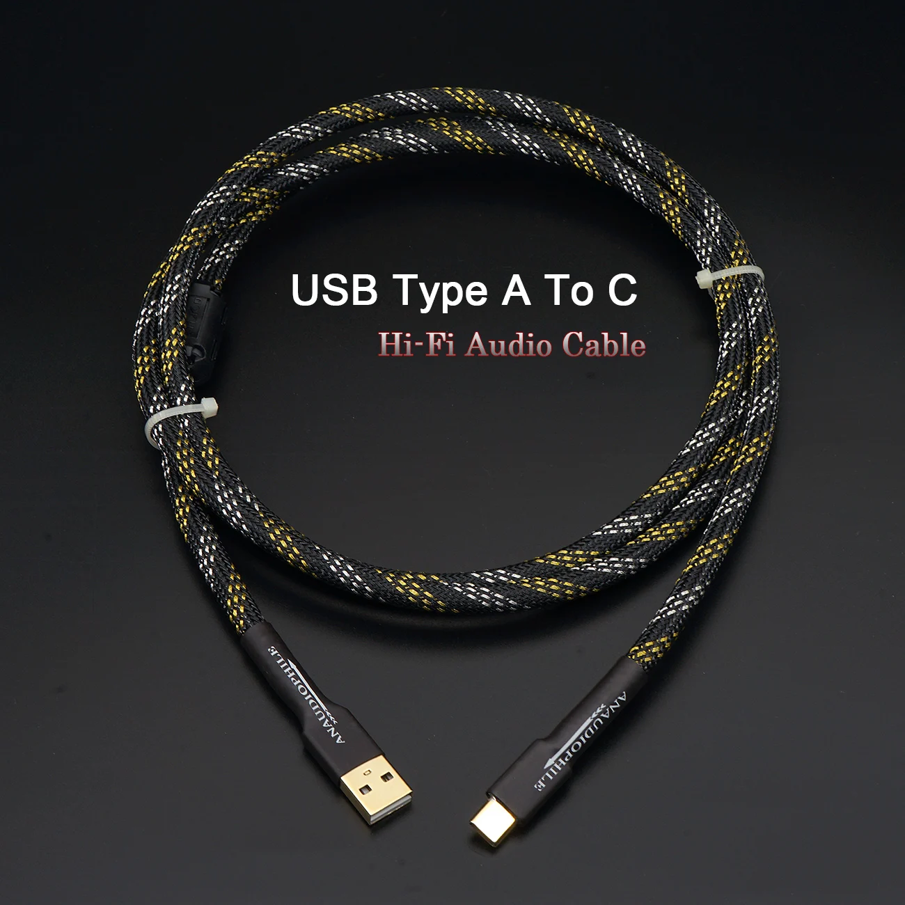 Proferssional HiFi USB A To C Audio Data Cable For DAC PC Mobile Tablet ...