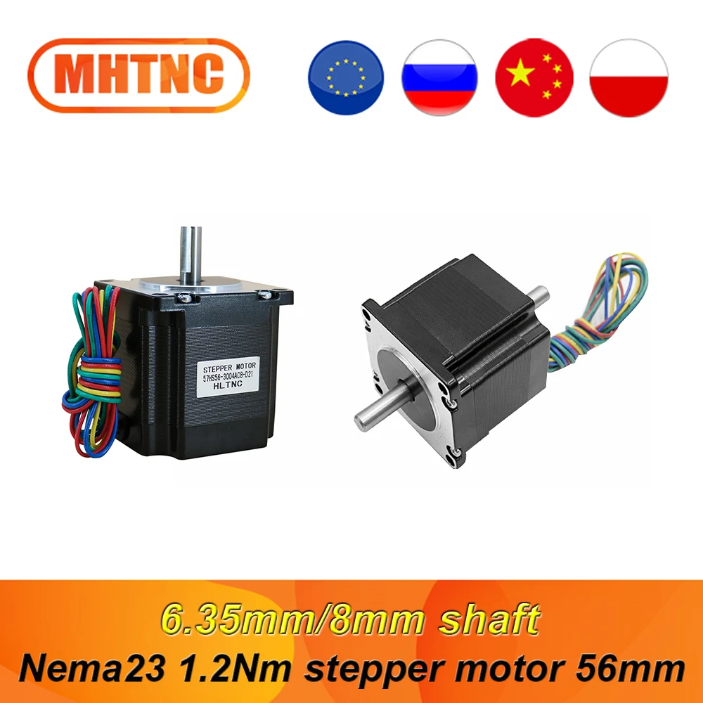 Stepper Motor | 57hs56-3004 | Shaft | Dc Motor - Nema23 Stepper Motor ...