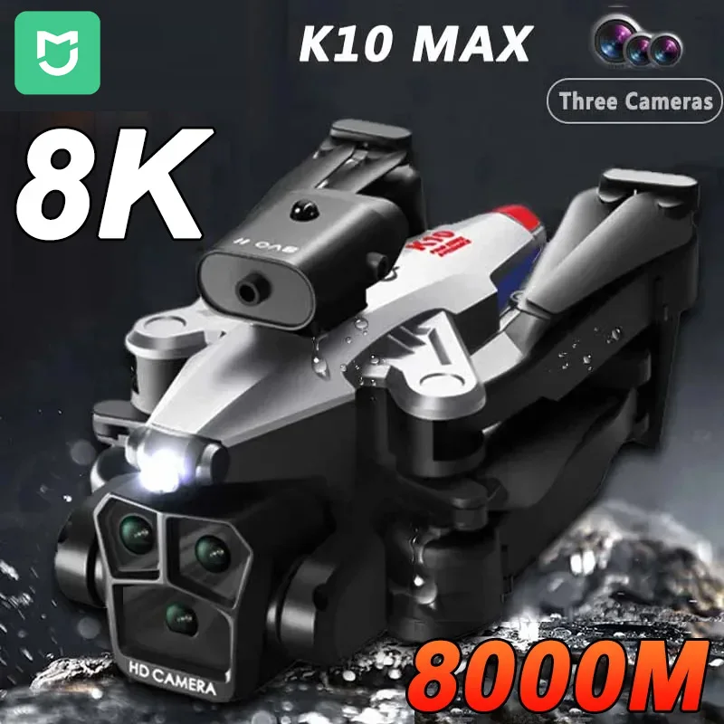 MIJIA K10Max Drone 8K Professinal HD Three Camera Wide Angle Optical ...