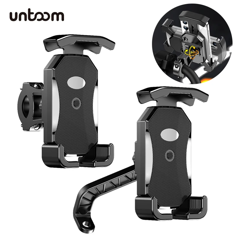 Motorcycle-Phone-Holder-Motorbike-Rearview-Mirror-Mobile-Phone-Stand ...