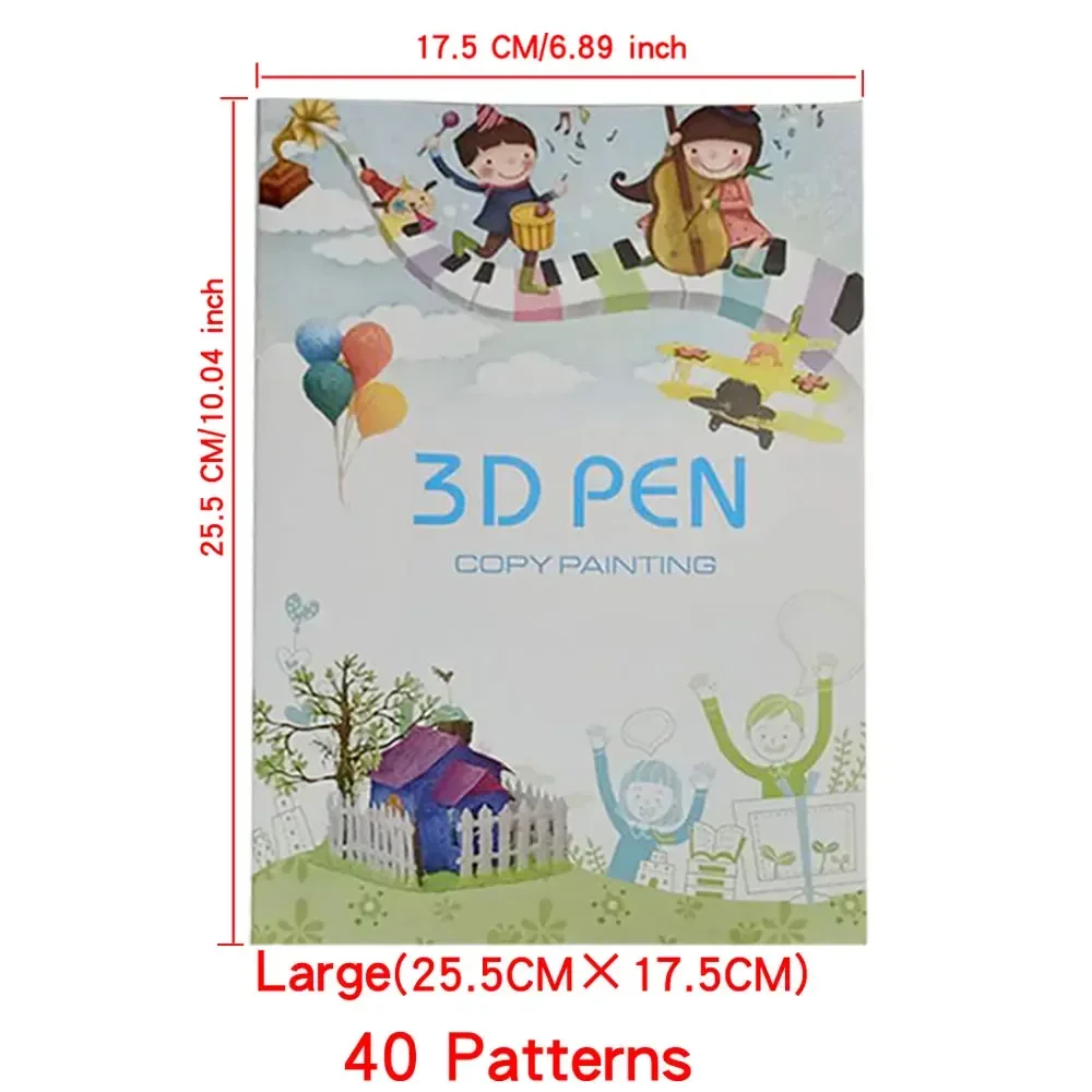 3d-Painting-Pen-Paper-Graffiti-Board-Template-Copy-Board-Pattern-Random ...