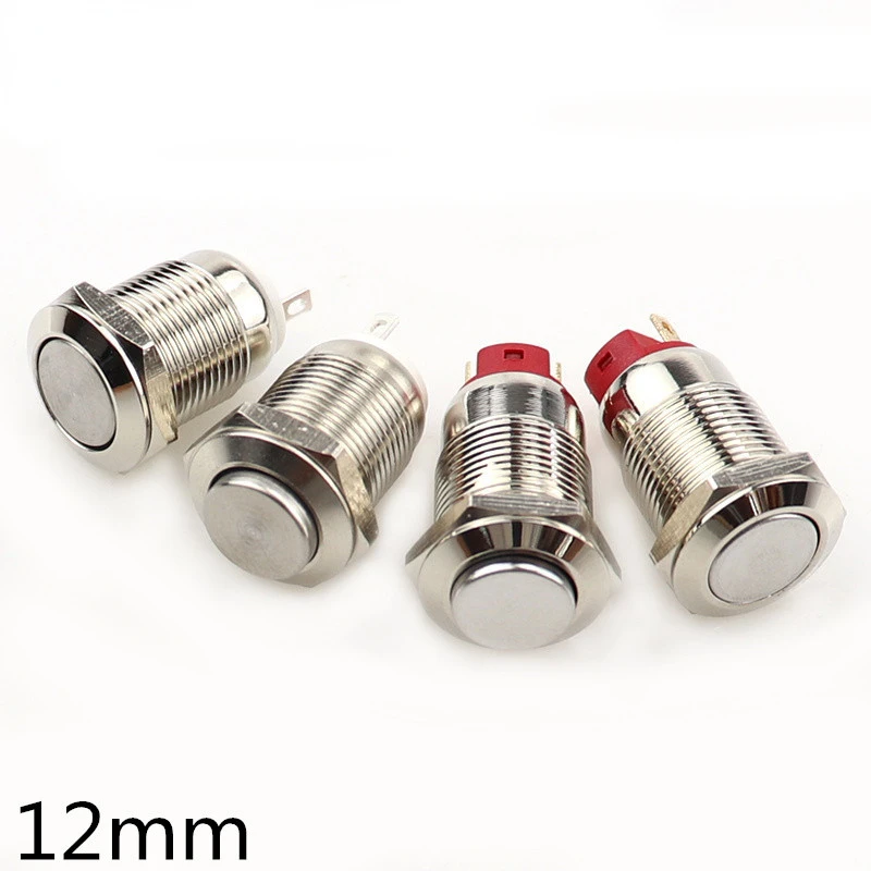12mm-Waterproof-Momentary-Metal-Push-Button-Switch-Car-Start-Horn ...