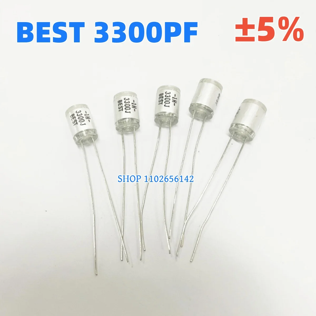 5PCS 1000PF-9100PF 3300PF BSET 2000PF 8200PF vertical Polystyrene film ...