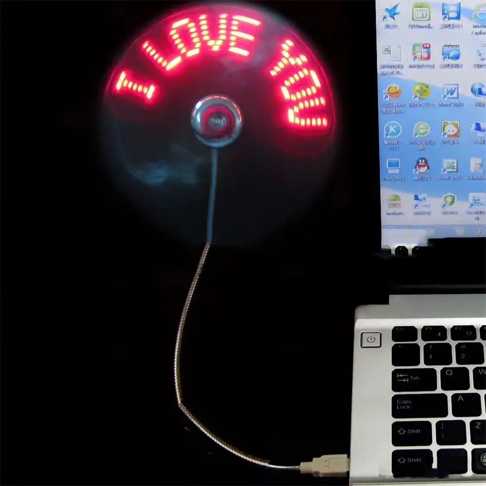 Usb-Led-Light-Fan-Flexible-Hose-Programmable-Led-Cooling-Fan-Diy ...