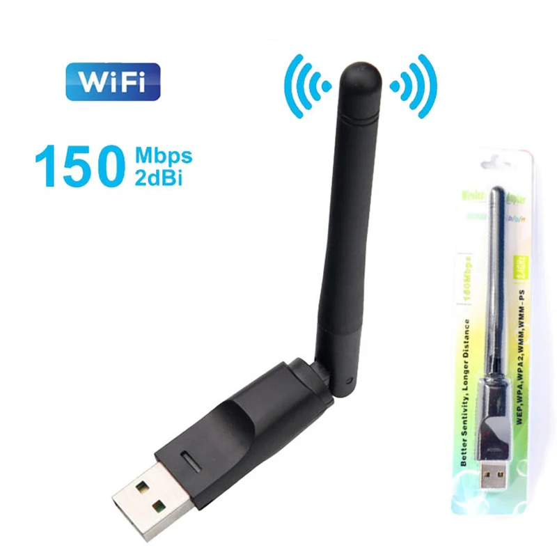 150Mbps-MT7601-Wireless-Network-Card-Mini-USB-WiFi-Adapter-LAN-Wireless ...