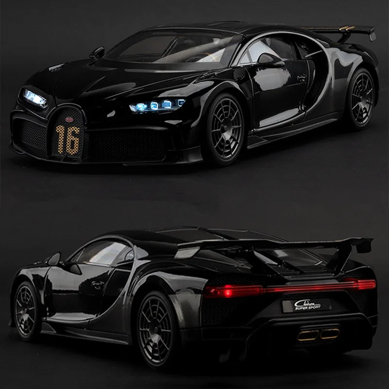 1:18 Bugatti Chiron PUR SPORT Alloy Sports Model Diecast Metal Racing ...
