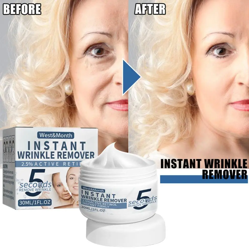 5 Seconds Instant Wrinkle Remover Face Cream Retinol Lifting Firming ...