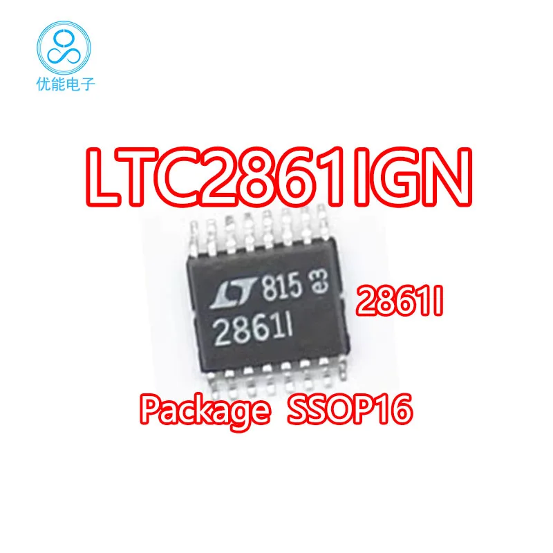 LTC2861IGN-LTC2861I-screen-printed-2861I-SMT-SSOP16-encapsulated-RS485 ...