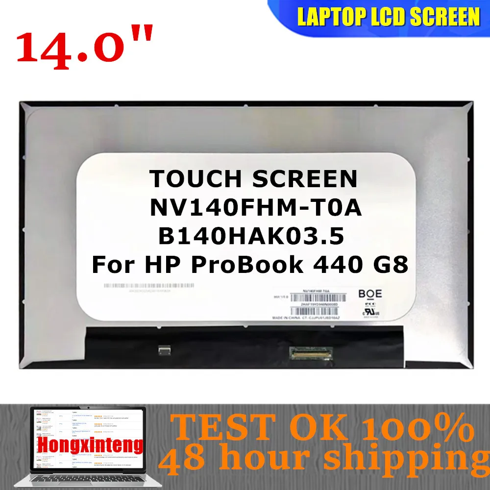 Original NV140FHM-T0A FIT B140HAK03.5 B140HAK03.1 On-Cell Touch 14 ...