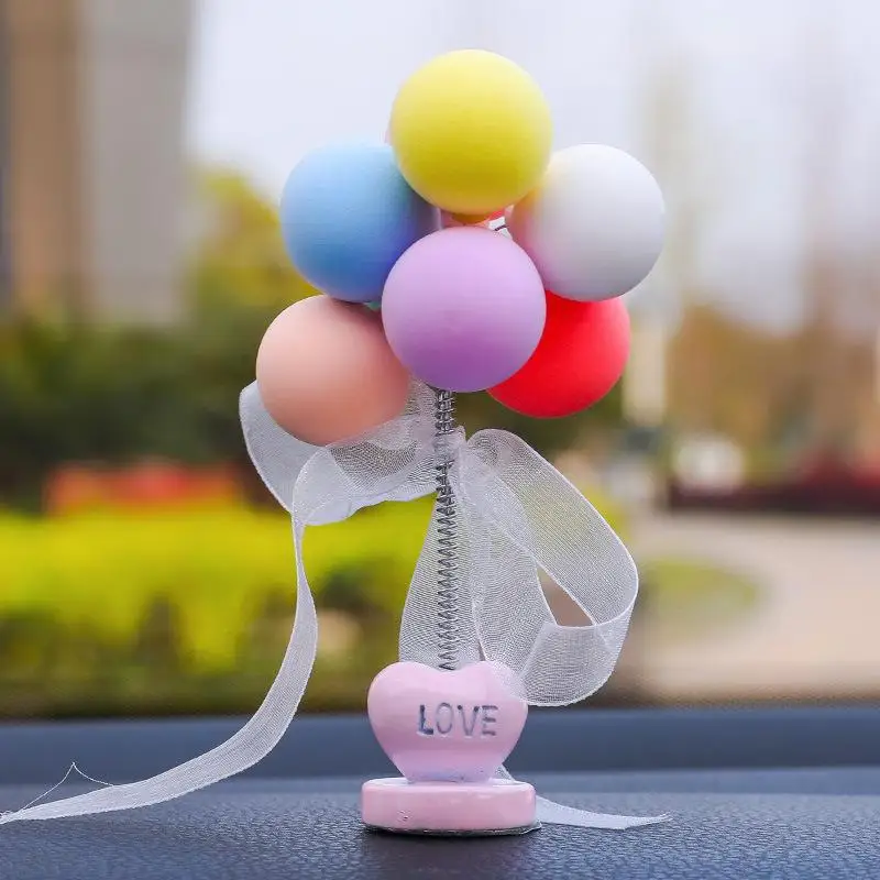 Car-Ornaments-Nodding-Balloon-Car-Dashboard-Decor-Spring-Shaking-Head ...